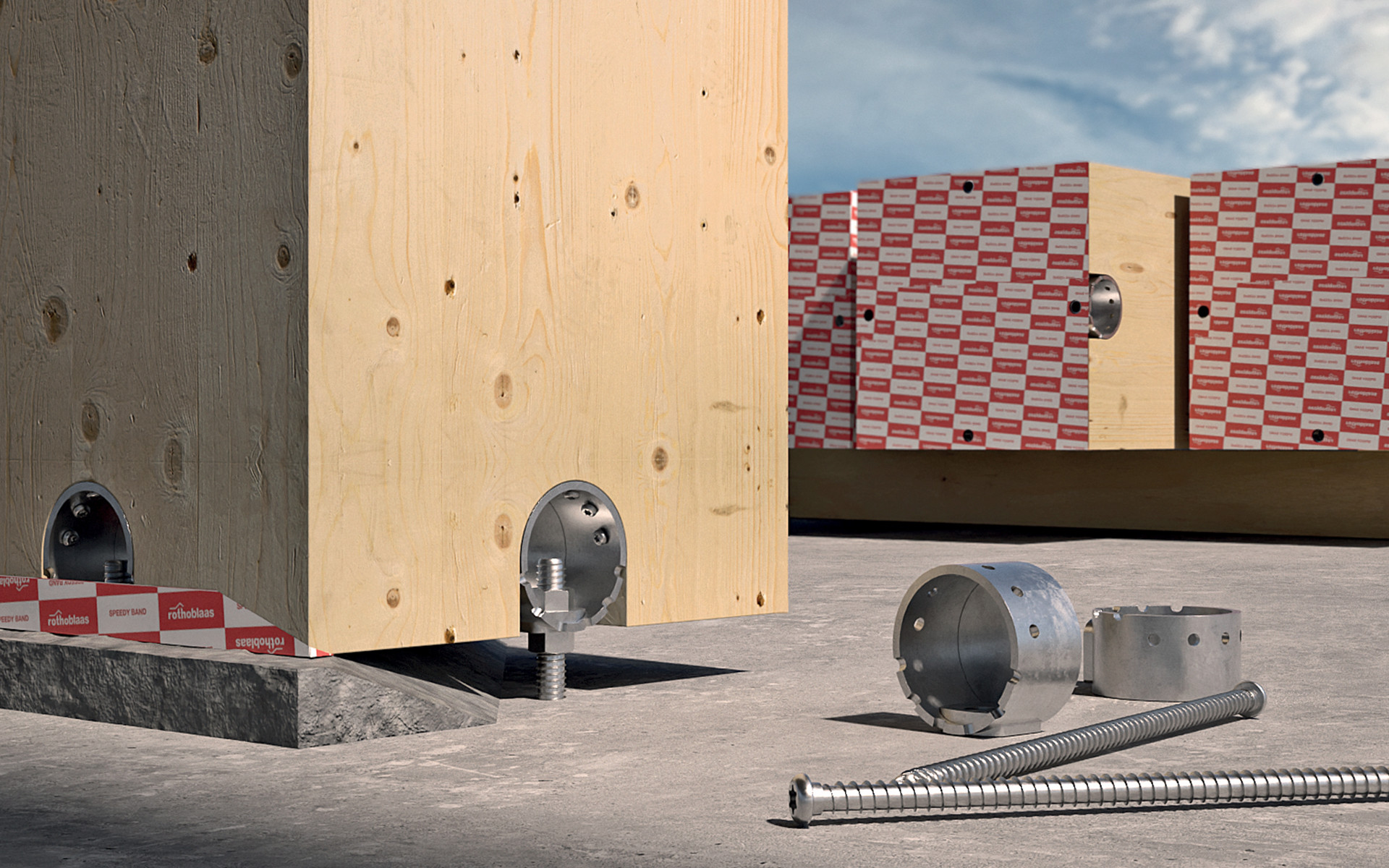 Connections for timber posts and columns